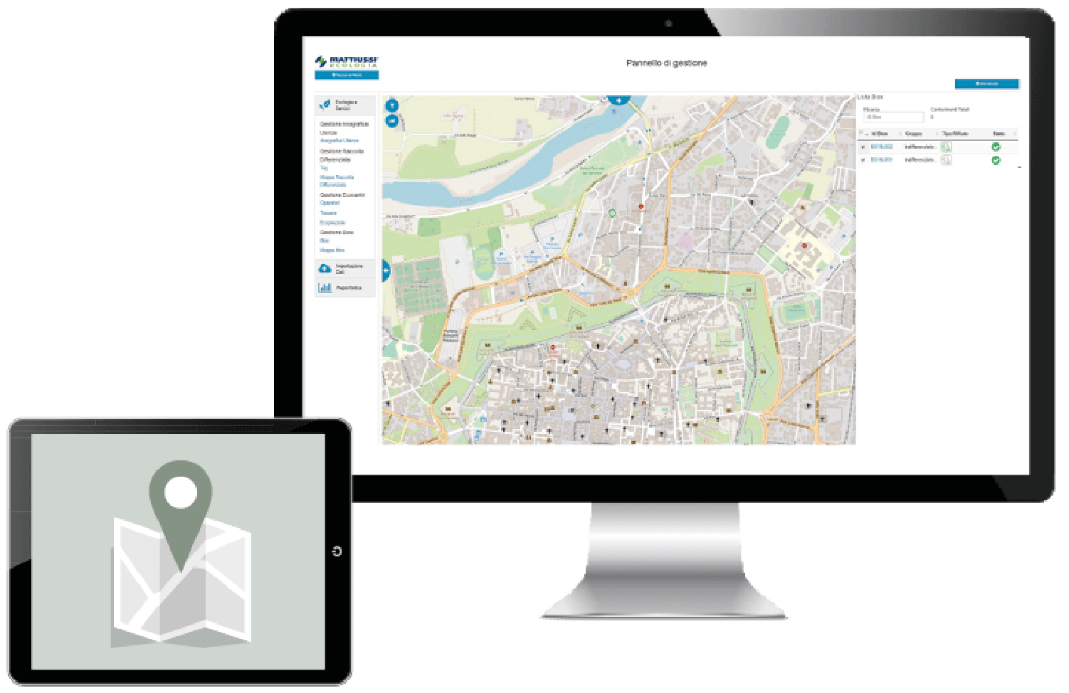 Smart waste collection systems for sorted-waste containers | Mattiussi ...