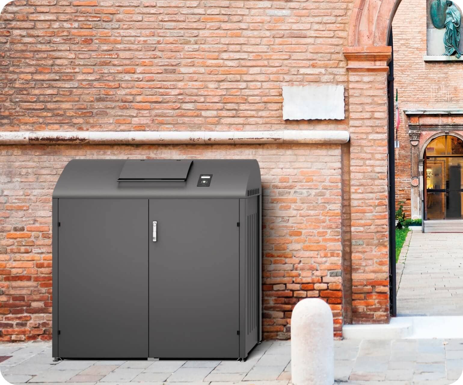 Smart waste collection systems for sorted-waste containers | Mattiussi ...