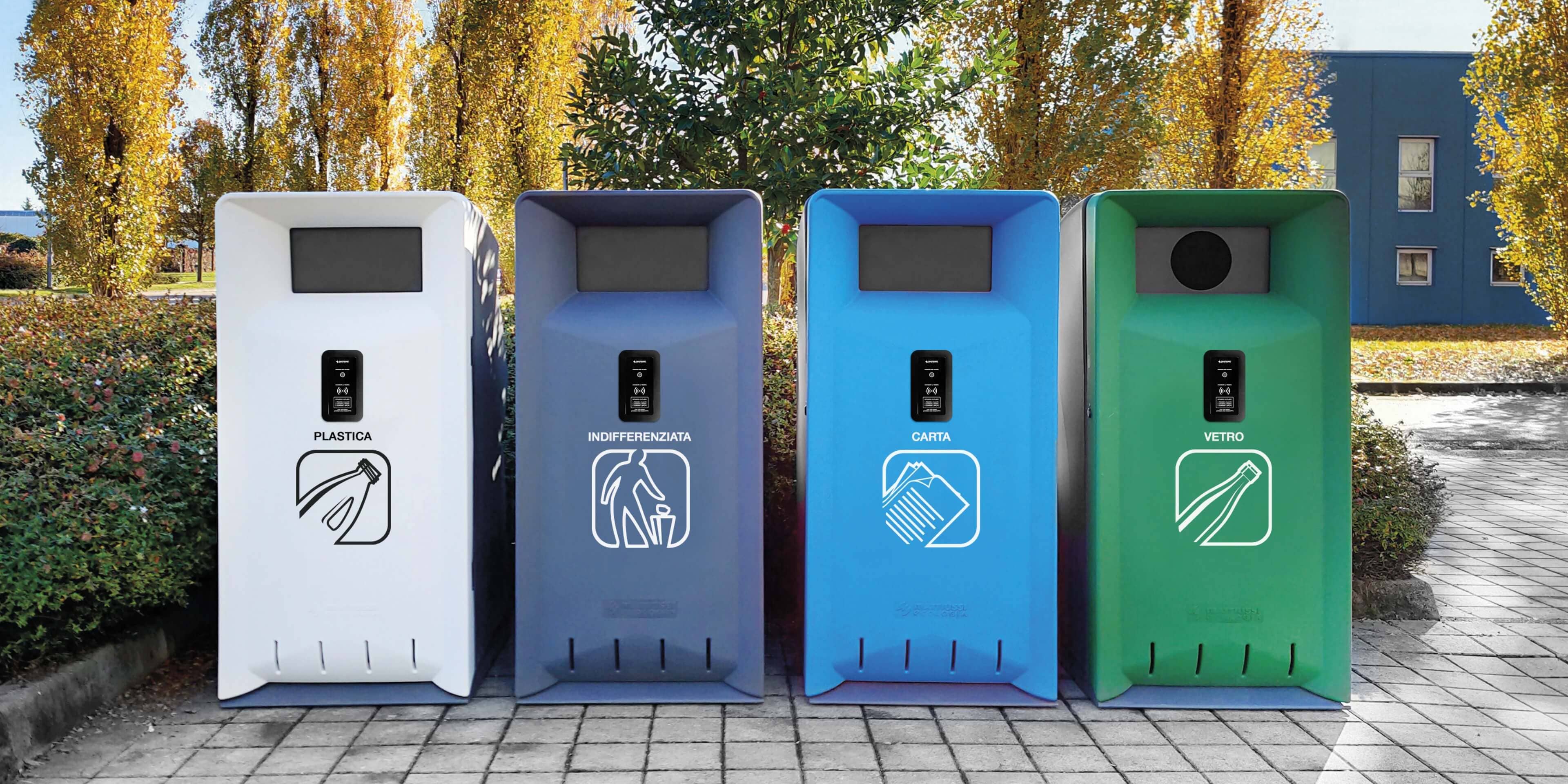 Smart waste collection systems for sorted-waste containers | Mattiussi ...