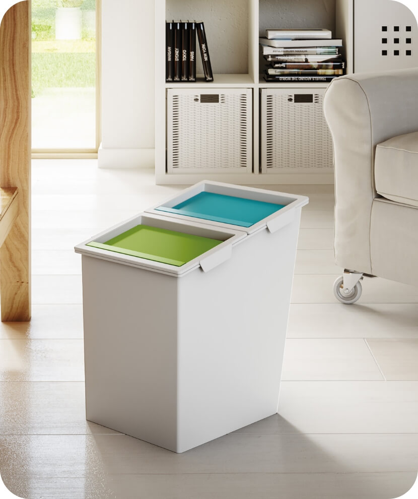 Containers for indoor waste presorting | Mattiussi Ecologia